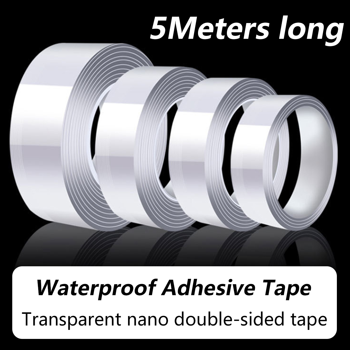 10 Meter Double-Sided Strong Sticky Industrial Tape Adhesive Traceless ...
