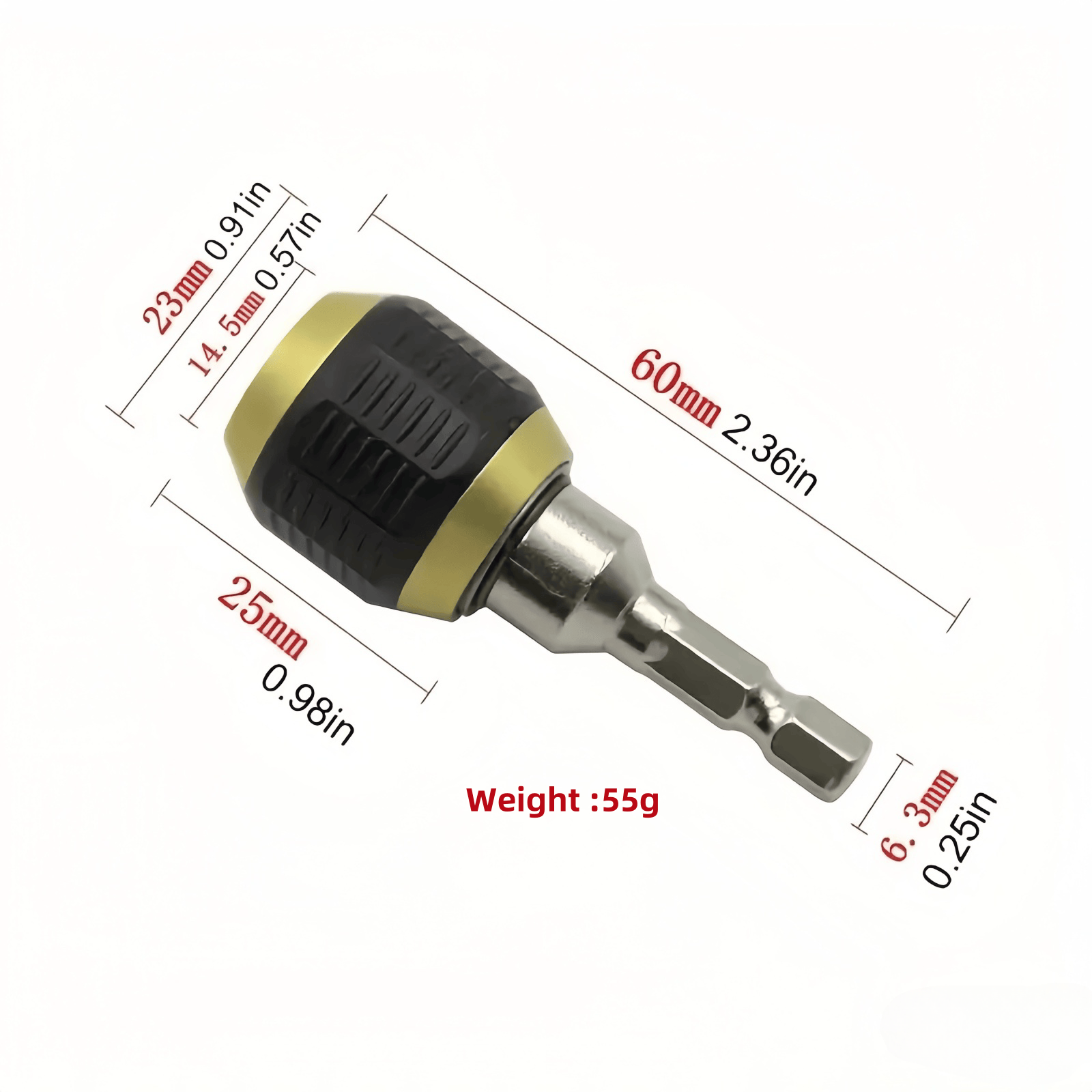 1pcs Screw Drill,Quick Change Lock,Magnetic Drill Bit Extender,Drill ...