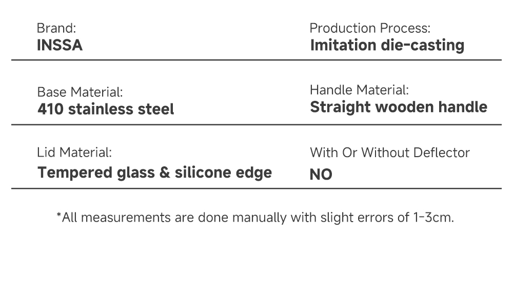 INSSA Non-Stick Frying Pan Upgrade Ceramic Coated Cookware Suitable for ...
