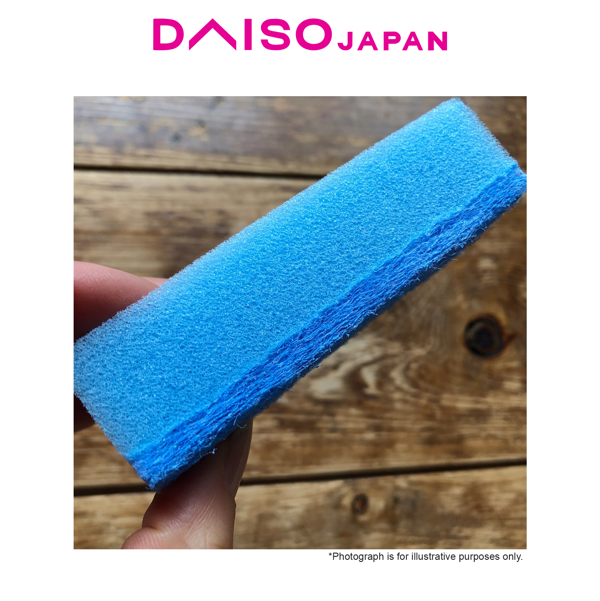 Daiso Kitchen Blue Sponges (Hard, 8 pieces) | Shopee Philippines