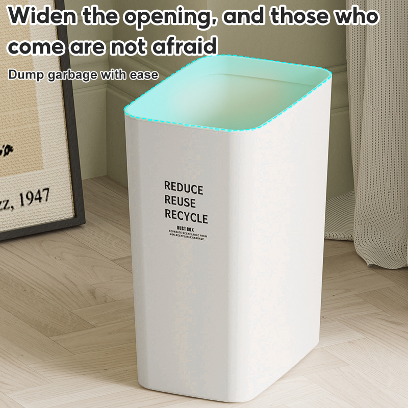 CHIT 6/12L Shake Lid Trash Can Plastic Basurahan With Cover Heavy Duty ...