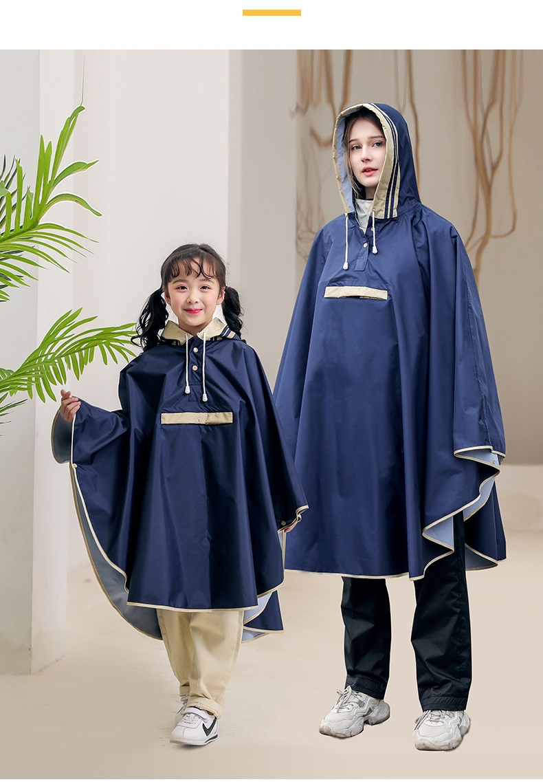 Children's Raincoat Cape Style, Advanced Student Raincoat, Children's ...
