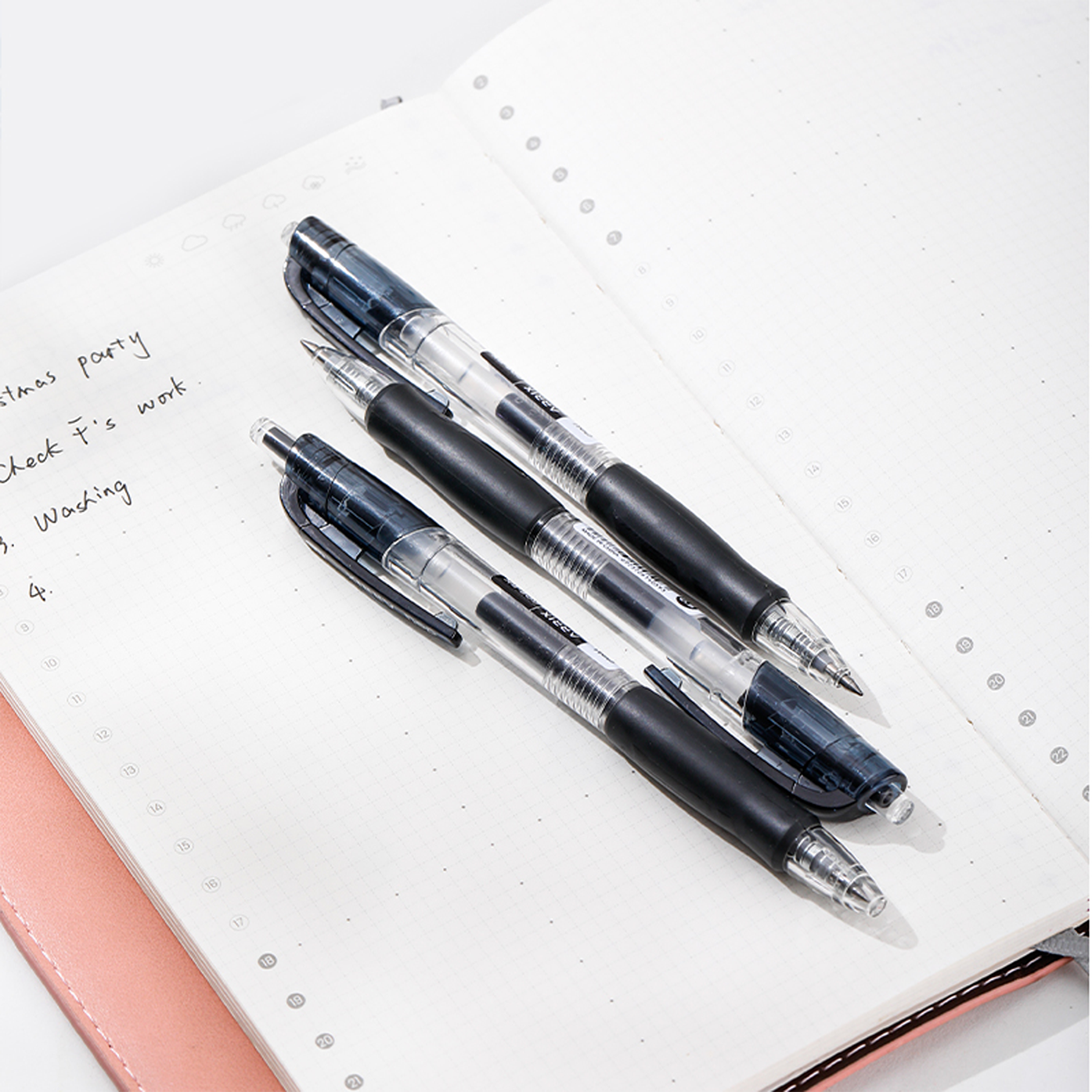 Deli EG08-BK Arrix Bullet Tip Gel Pen 0.5mm Black 1PC [78G08-BK ...