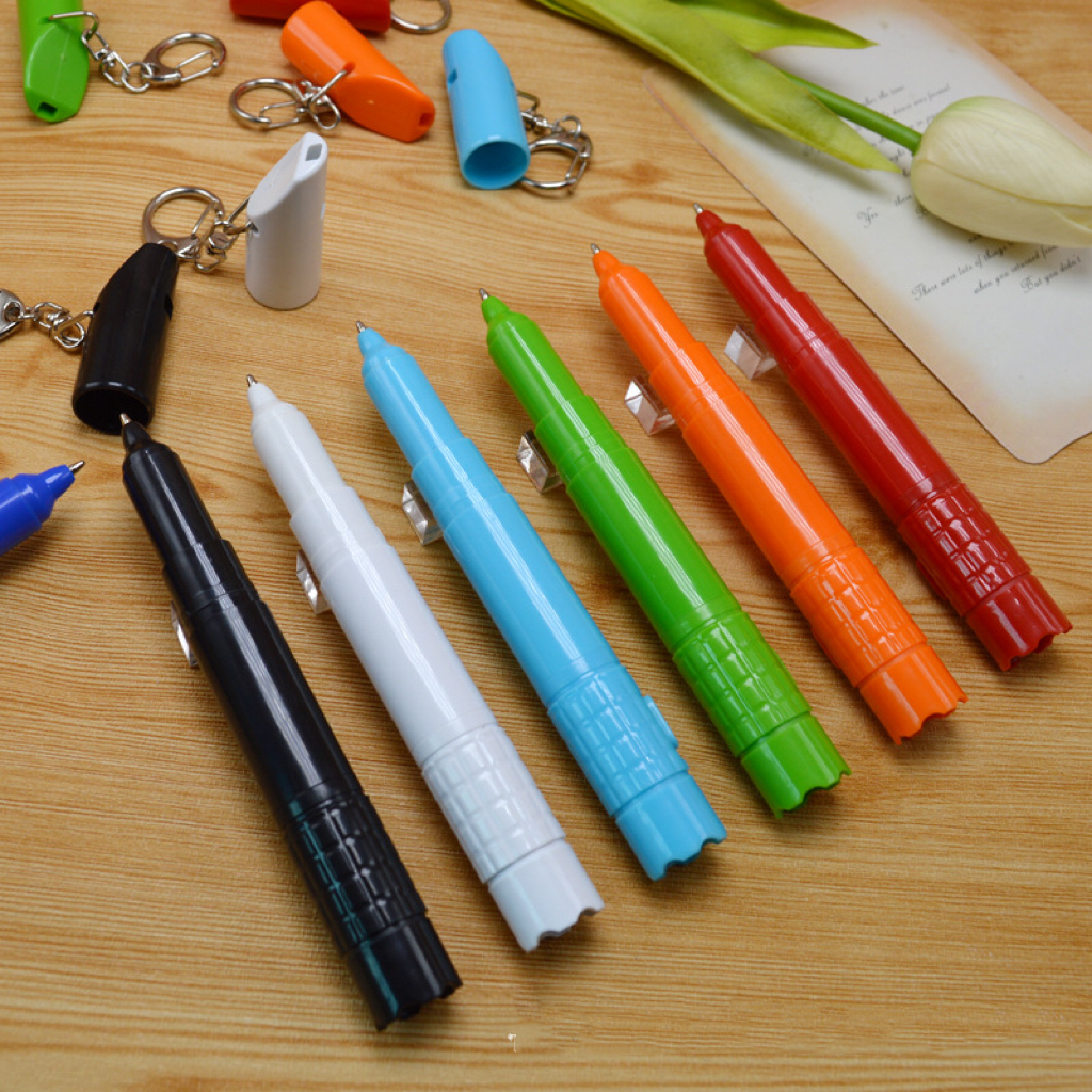 Whistle Ballpoint Ballpen Multi-function LED Light Retractable Pen ...