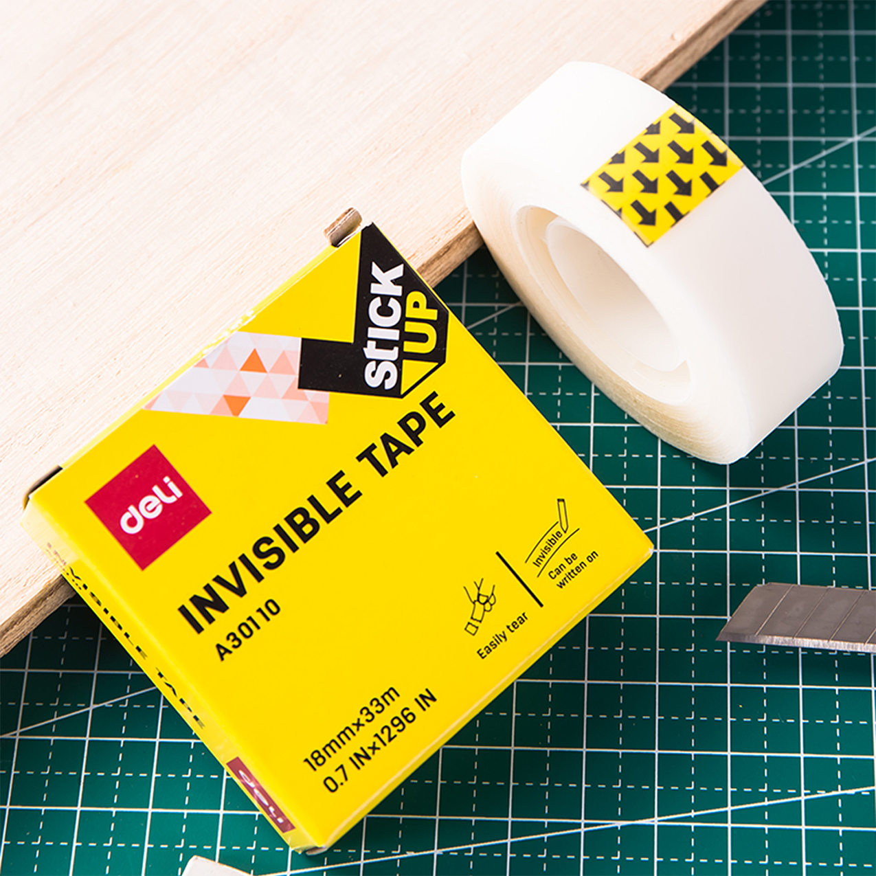 Deli EA30110 Invisible Tape 18mmx33m 1PC | Shopee Philippines