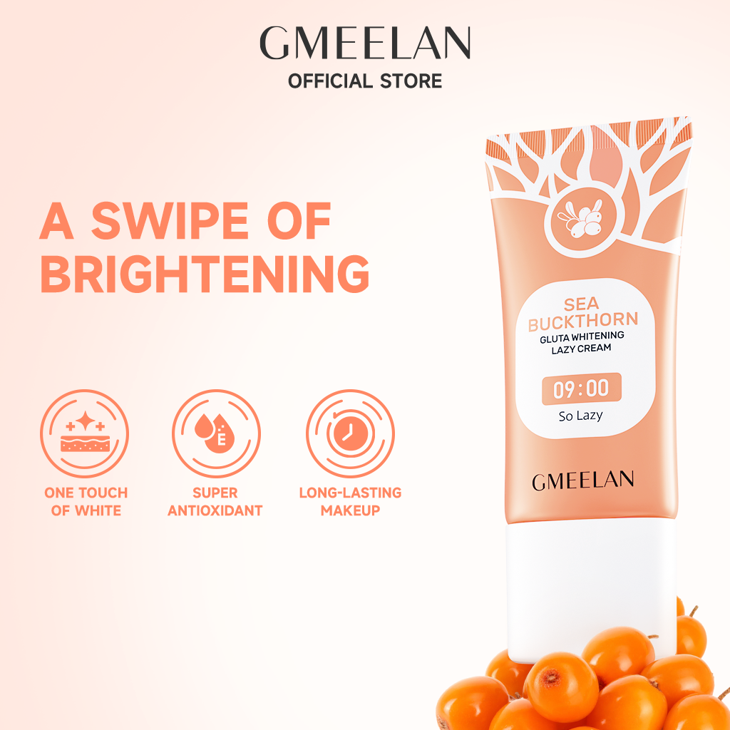 GMEELAN Gluta Whitening Lazy Cream with Exfoliating Gel Skin Care Set ...