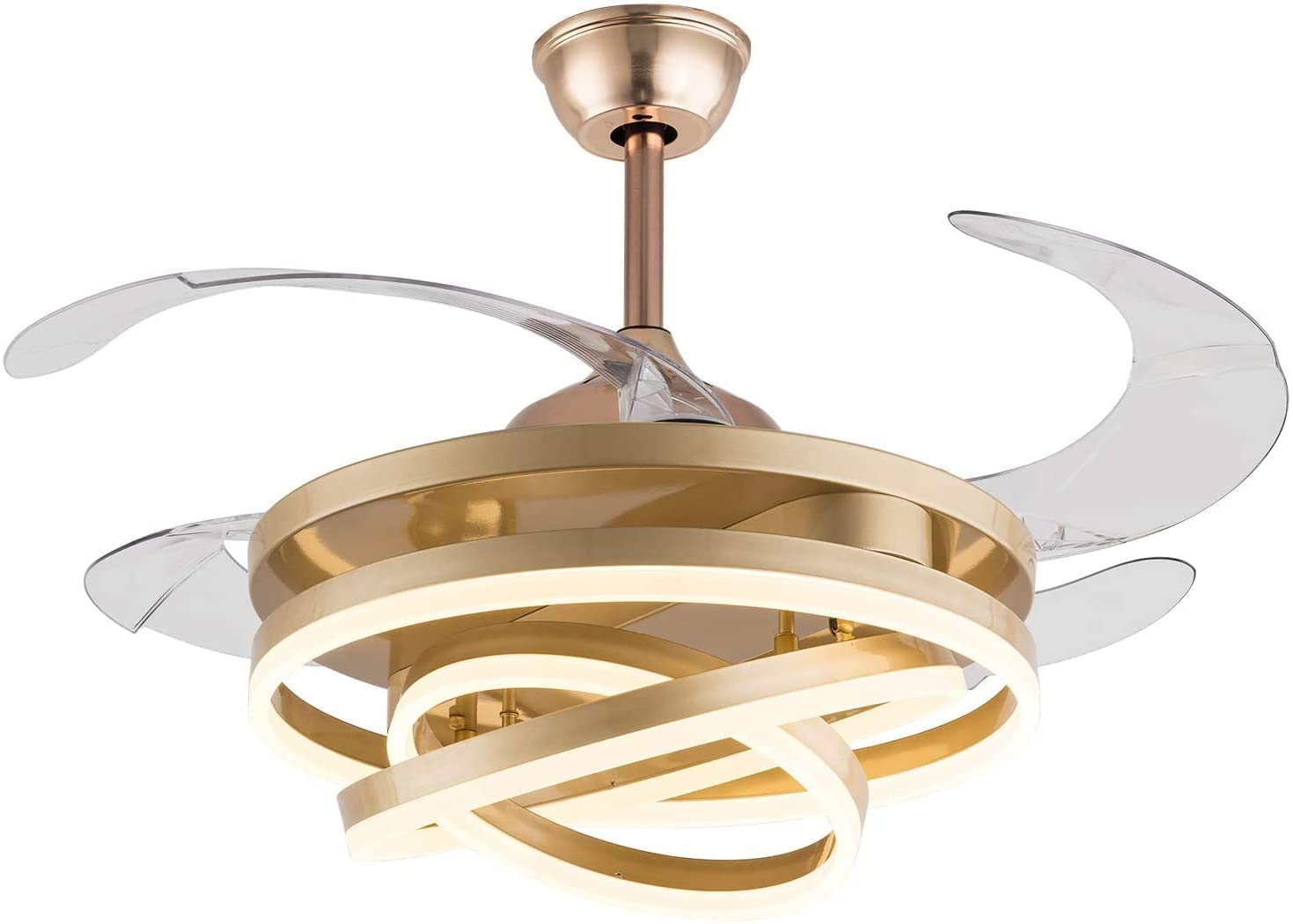 CHNT 42inch Ceiling Fan With Light Home Living Room Dining Room 3 Color ...