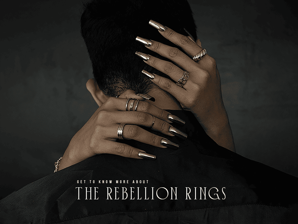 Burvon The Rebellion Collection Rings (Chunky & Statement Jewelry ...