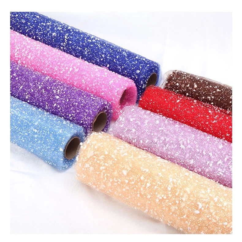 Snow Dot Gauze Bouquet Packaging Material Package Handmade DIY Flower ...