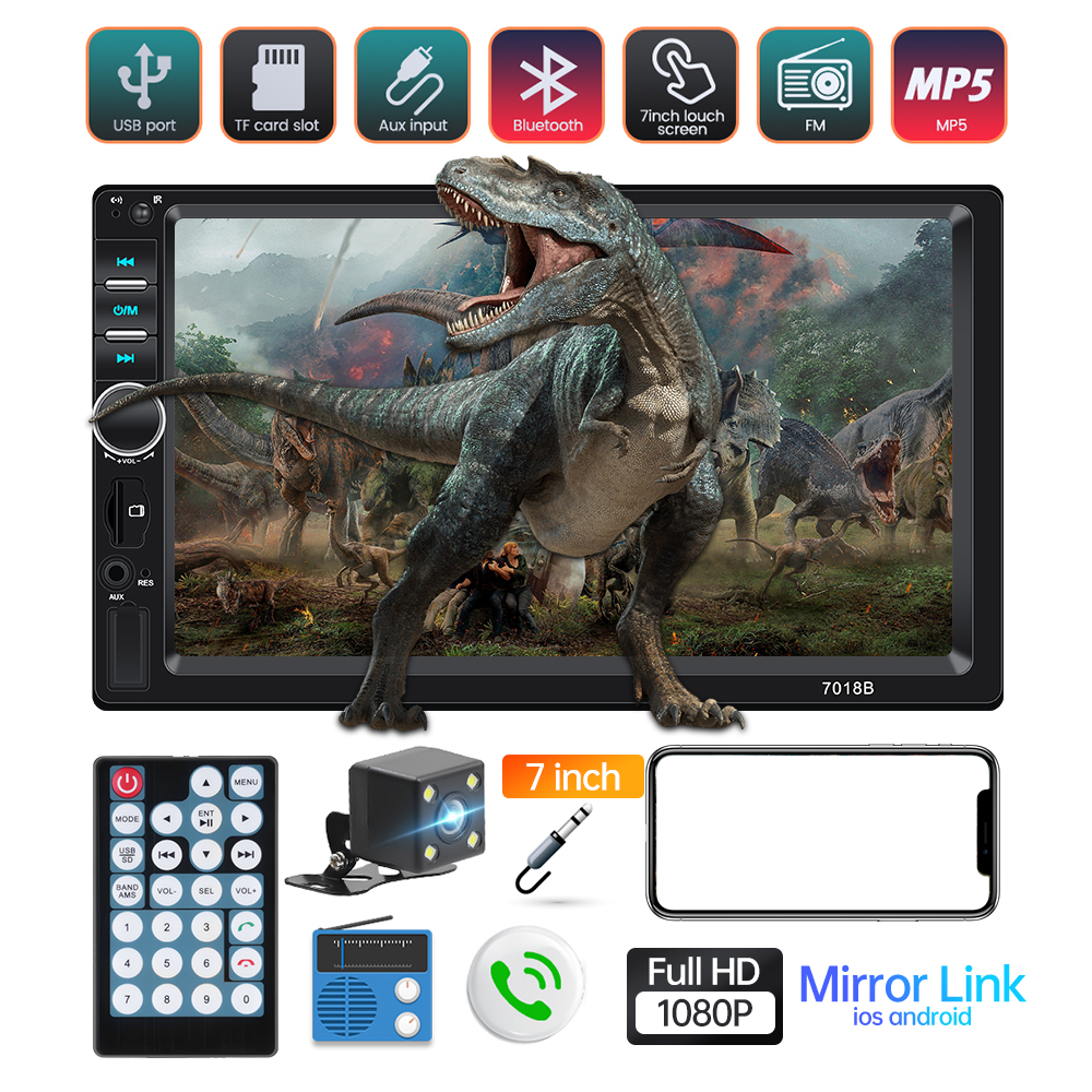 GEARELEC 2 Din Car Stereo With Bluetooth Car RadioTouch Screen Monitor ...