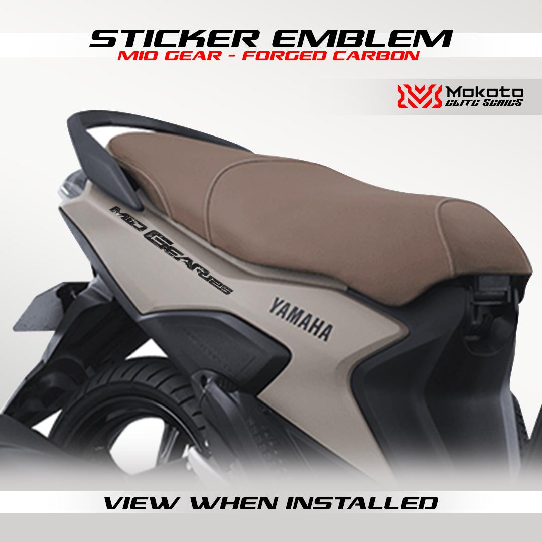 MOKOTO ELITE SERIES MIO GEAR 125 EMBLEM FORGED CARBON / CARBON 3D ...