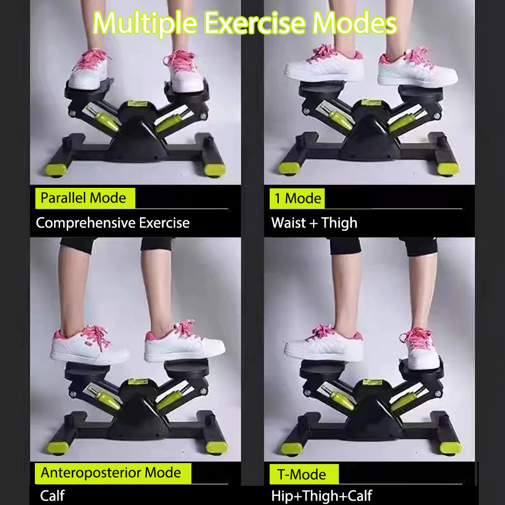 Side Stepper V-Shape Portable Mini Stepper Exercise Equipment At Home Walker Glider Outdoor ...