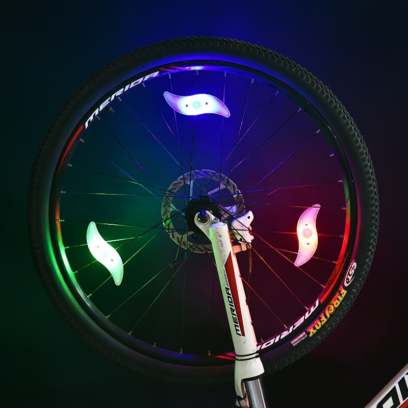 Bicycle Spoke Light for Mountain & Road Cycling - Waterproof LED Wheel ...