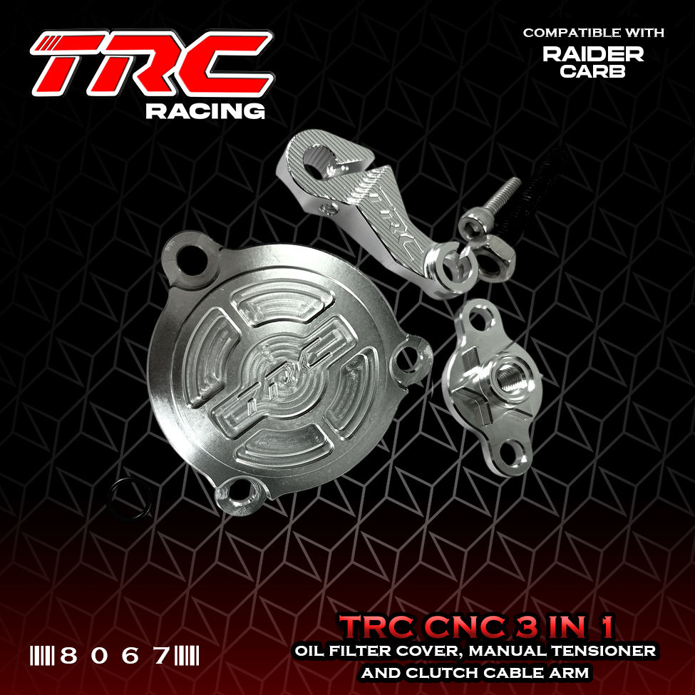 TRC Racing CNC 3in1 Set (Oil Filter Cover, Manual Tensioner & Clutch ...