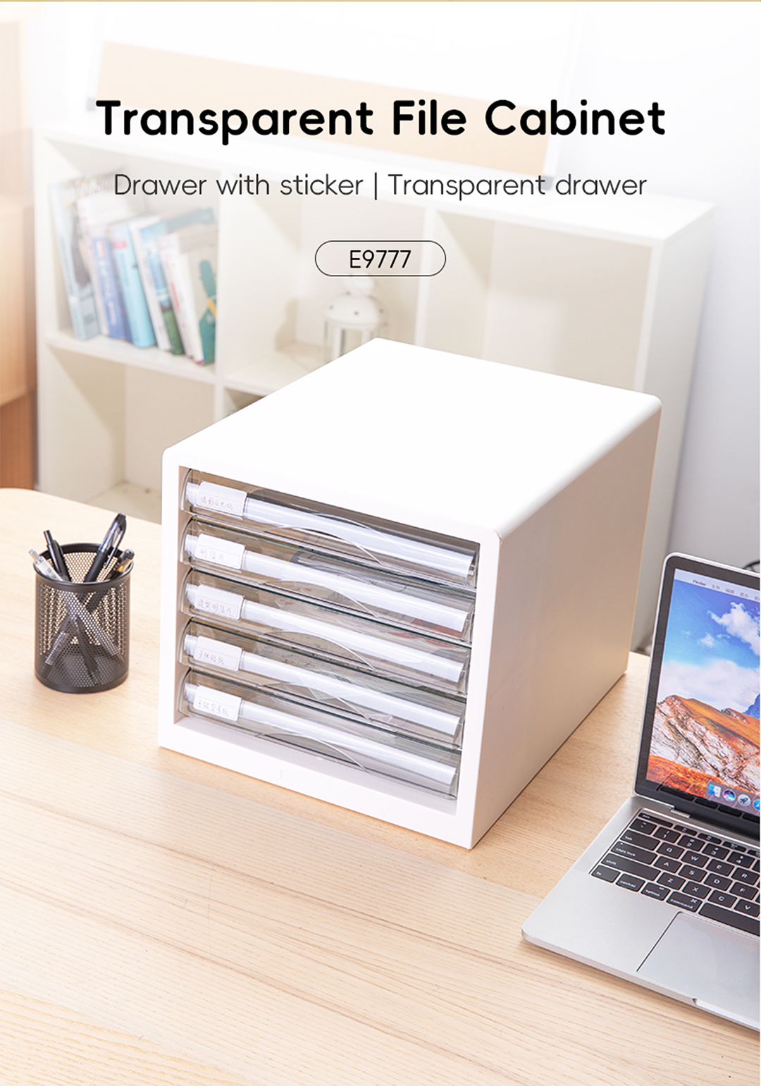 Deli 9777 Letter Case Five Drawers (1PC) [75219777] | Shopee Philippines