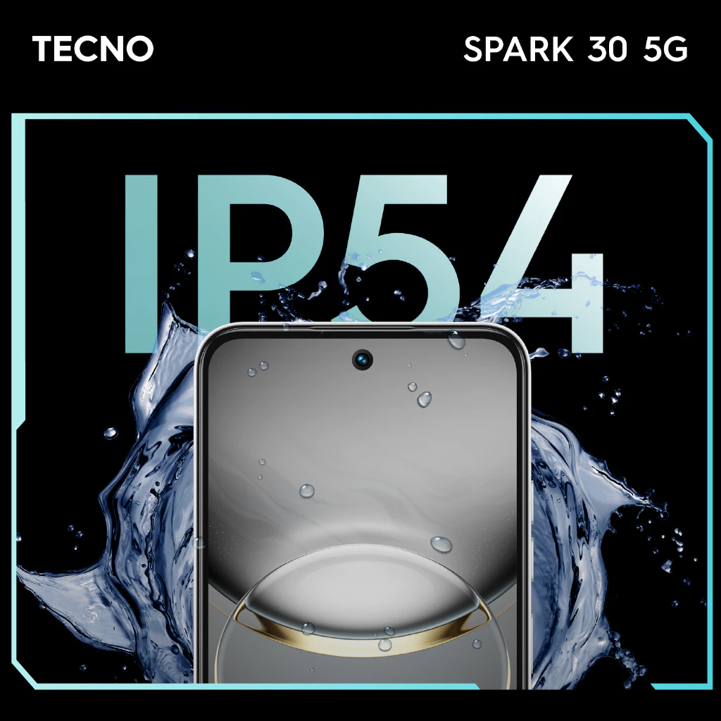 TECNO SPARK 30 5G Smartphone | 16GB (8+8) + 256GB | MTK D6300 5G Processor | 108MP Main Camera ...