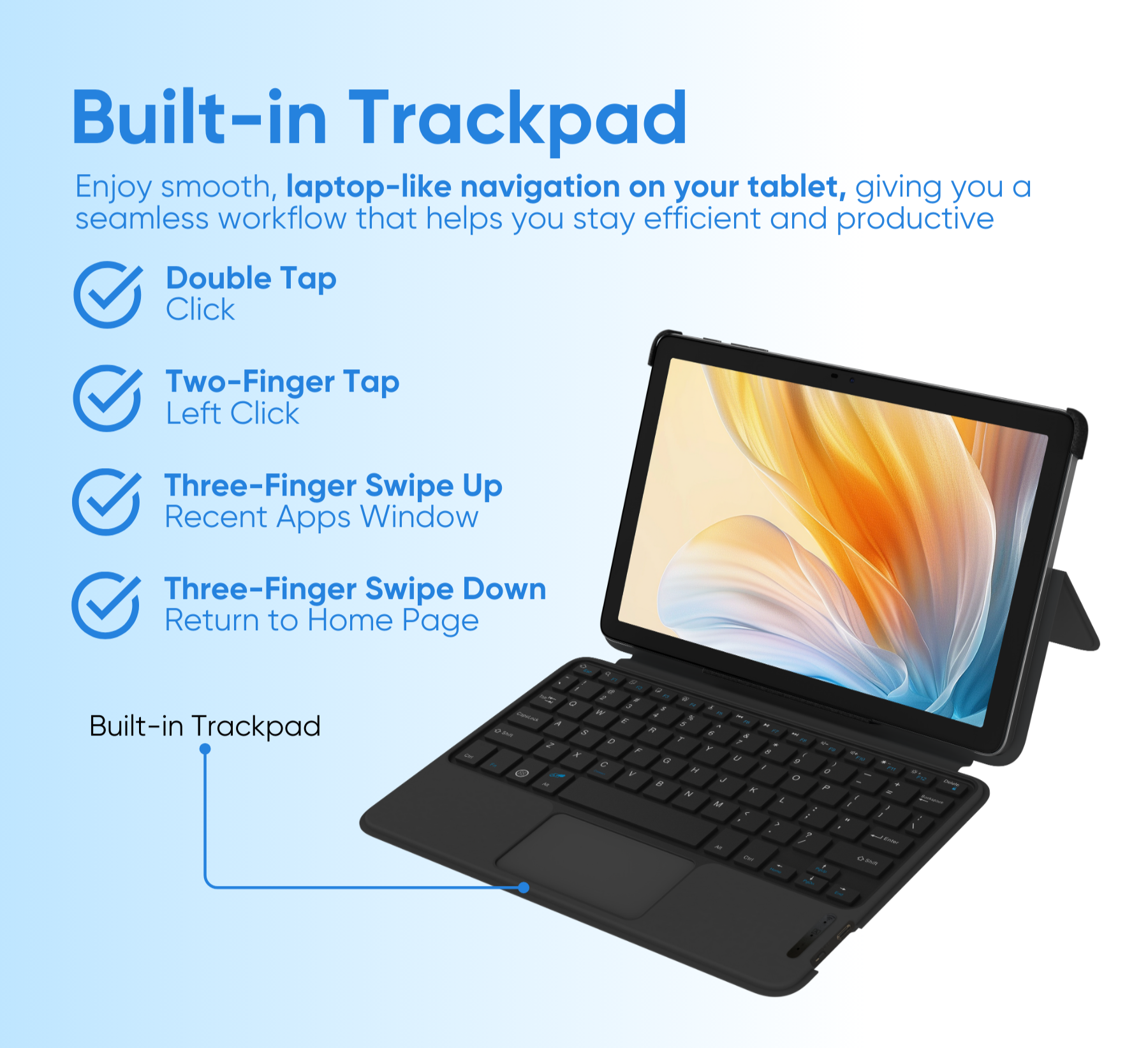 TechLife Pad Neo Keyboard Case l Durable Casing Material l Built-in ...