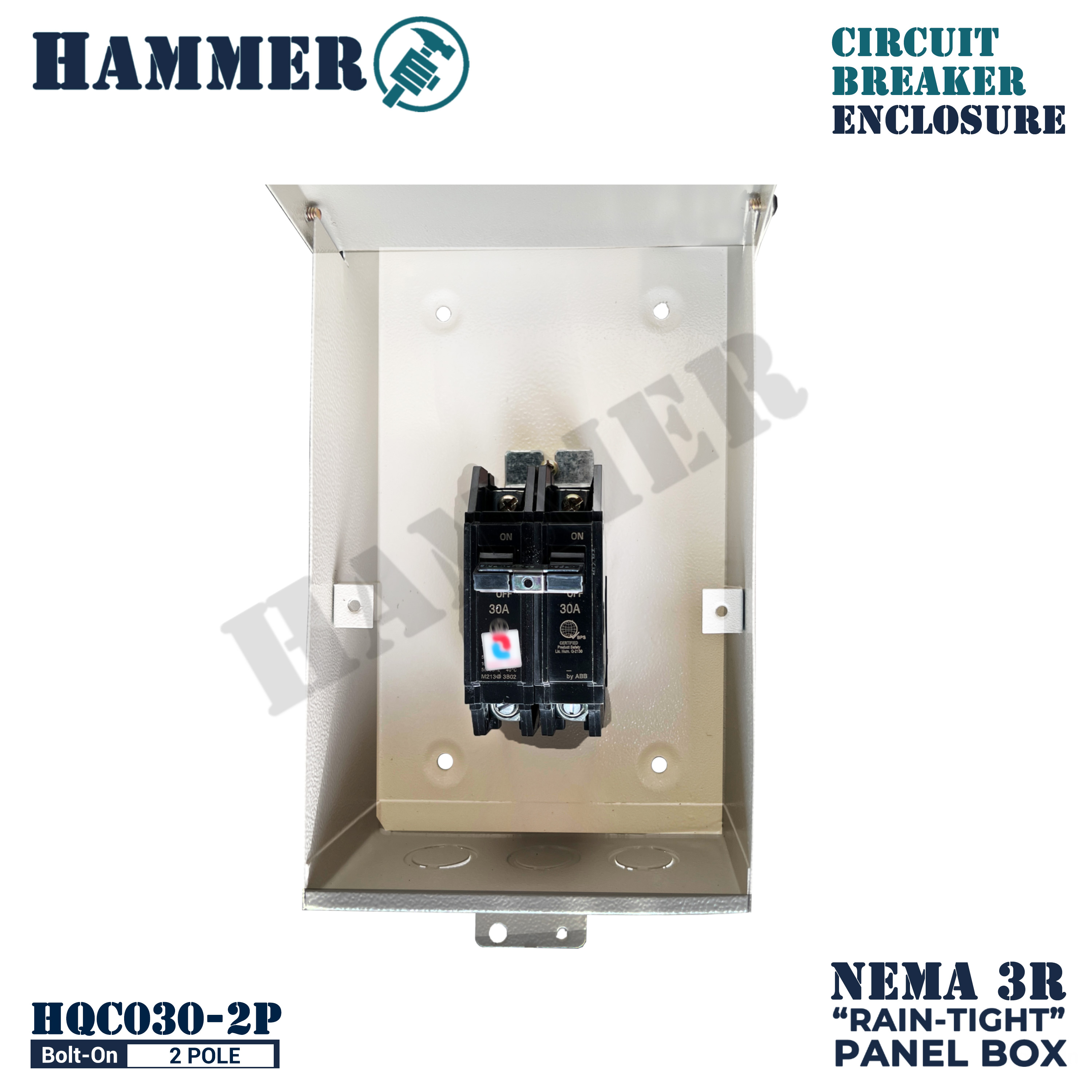 HAMMER NEMA 3R RAIN-TIGHT PANEL BOX Electrical Enclosure (Breaker NOT included) | Shopee Philippines