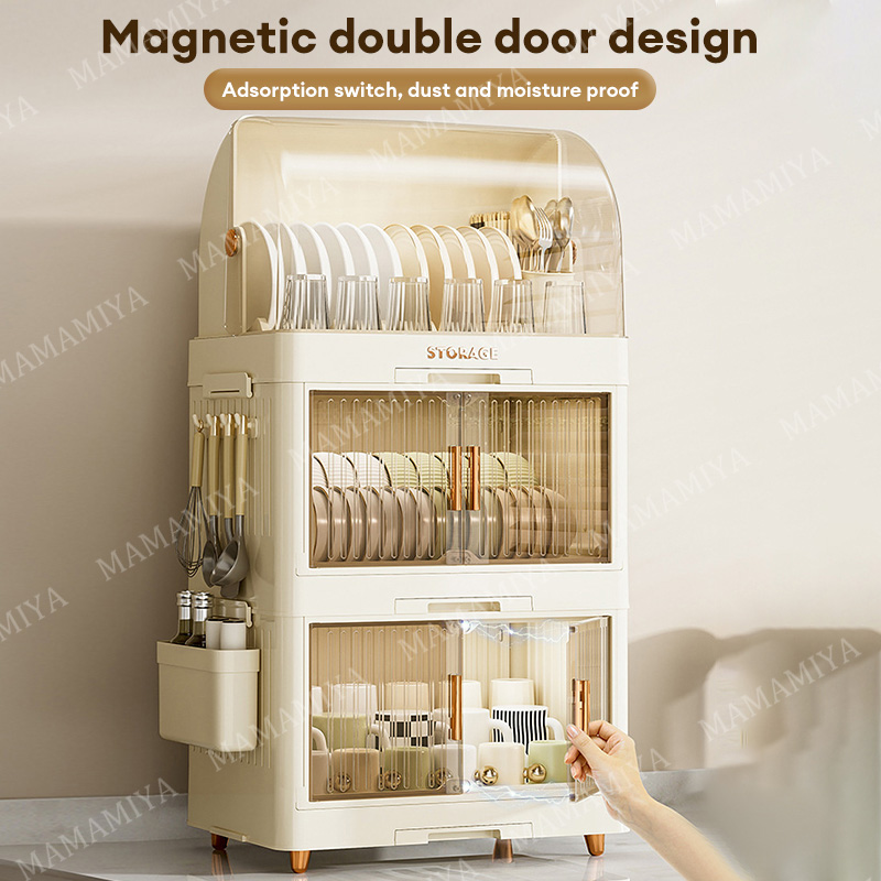 Foldable Plastic Dish Drainer Baby Bottle Cabinet Aesthetic Dish ...