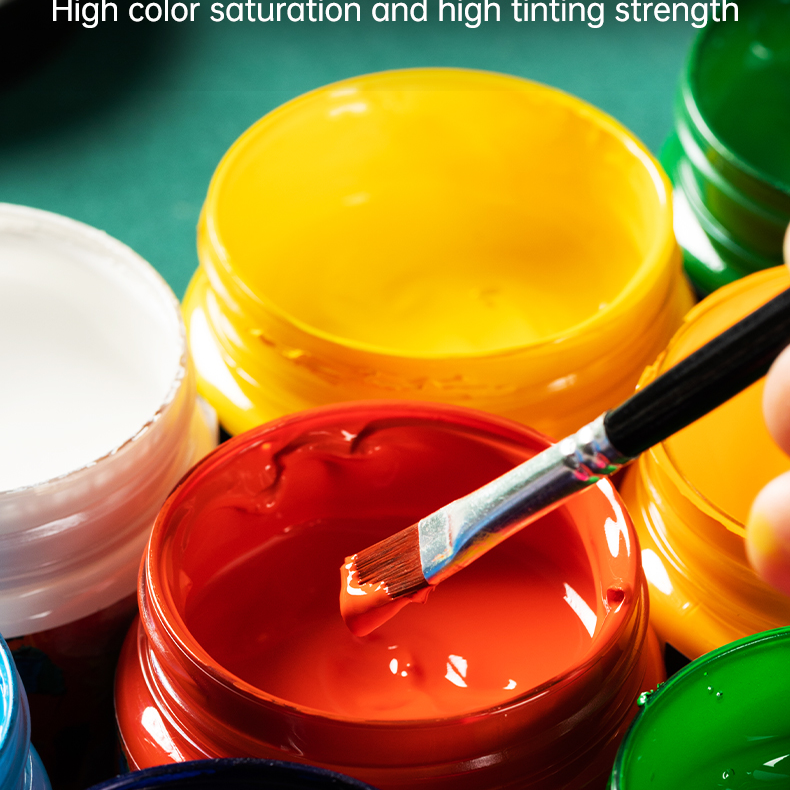 Deli 100ML/Bottle Acrylic Paint Set Art Acrylic Color For Painting ...