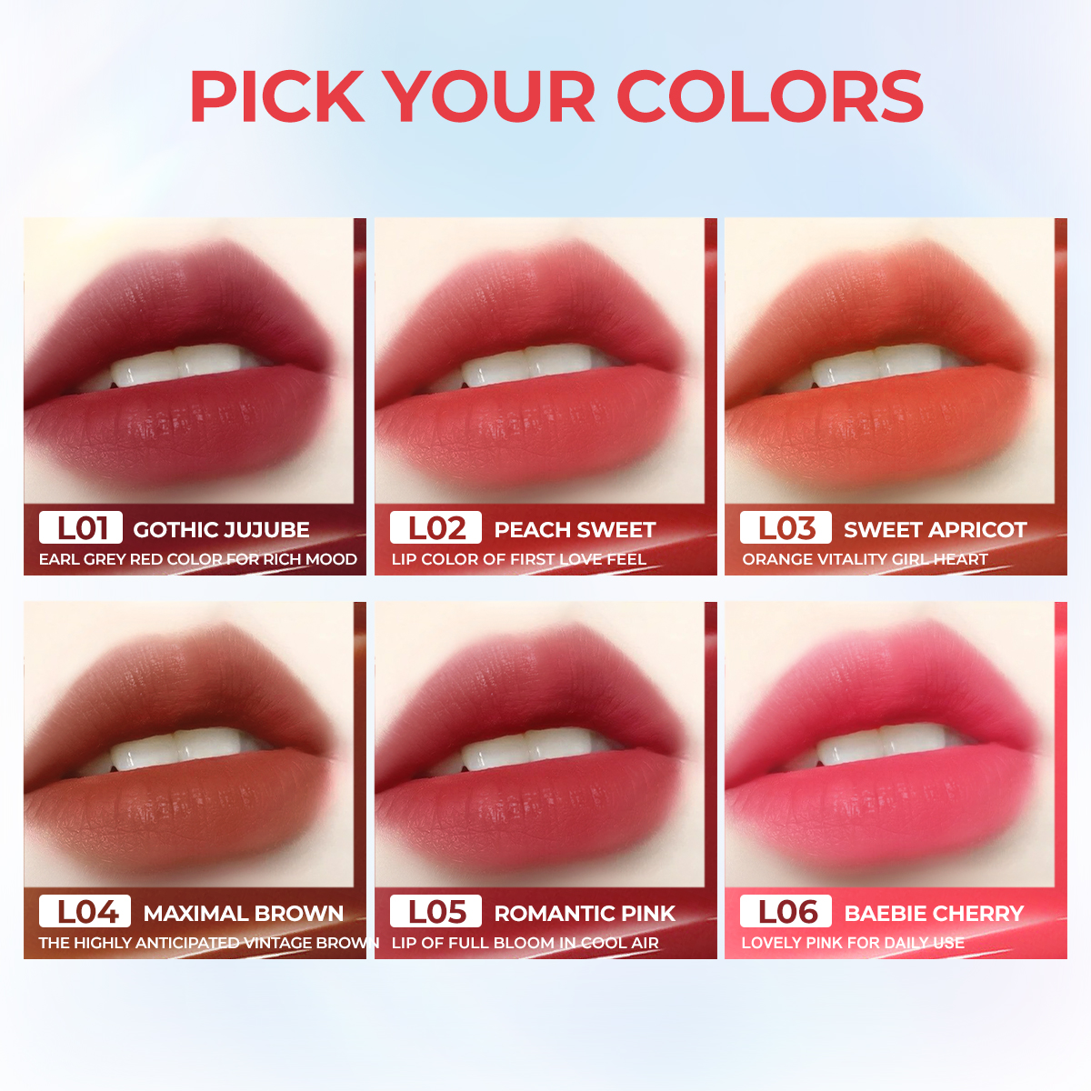 【BUY1 TAKE 1】SACE LADY Blurred Watery Lip Tint Matte Soft Long Lasting ...