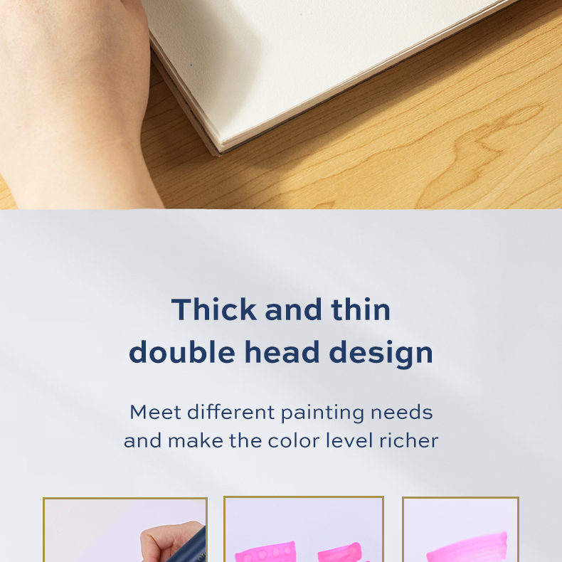 Deli Finenolo 30/40/60/80 Colors Painting Alcohol Art Double Head ...