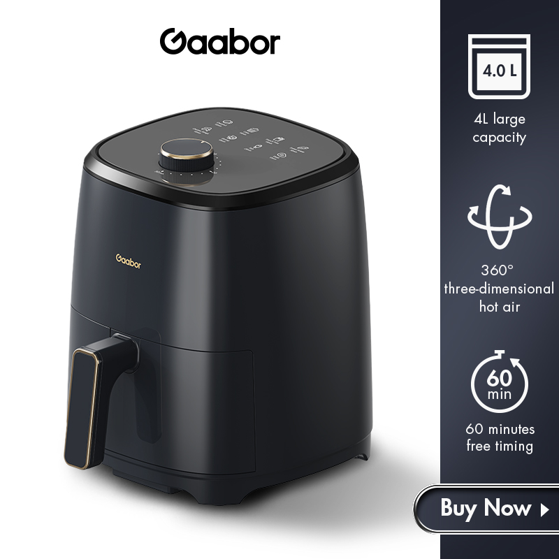 Gaabor Air Fryer 360° Surround Circulation Non-Stick 8 Function Menu 4 ...