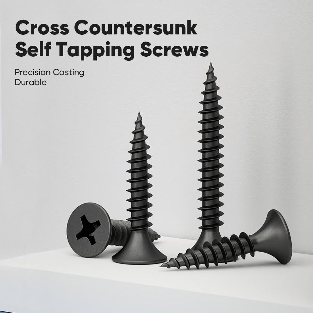 Mitsushi Wooden cross head long self tapping countersunk external ...