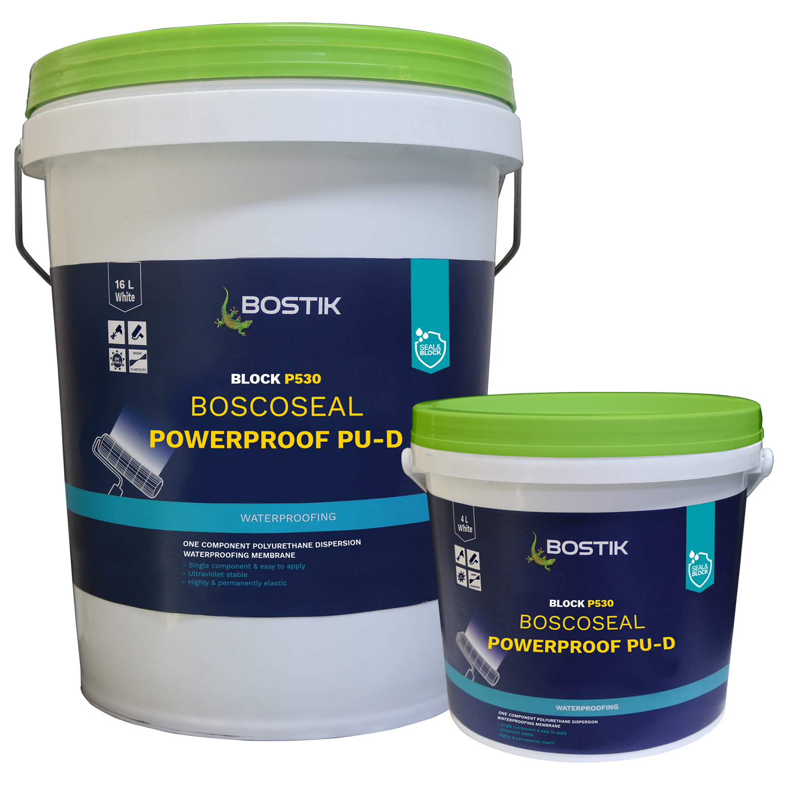 Bostik Block P530 Boscoseal Powerproof PU-D Waterproofing Mix 16 Liters ...