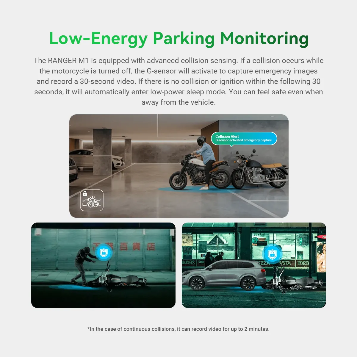 DDPAI Ranger M1 3K UHD Motorcycle Dashcam IP67 Waterproof Anti Shock ...