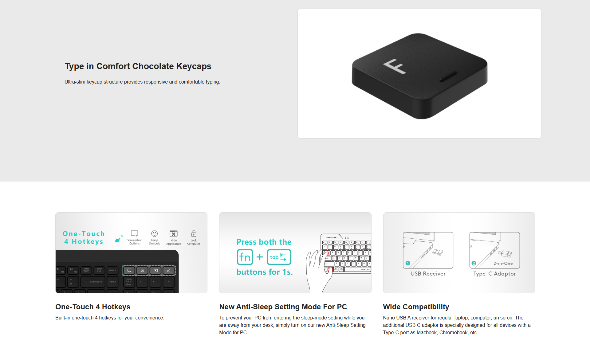 A4Tech FBK23 Quiet Key Bluetooth & 2.4G Wireless Keyboard | Shopee ...