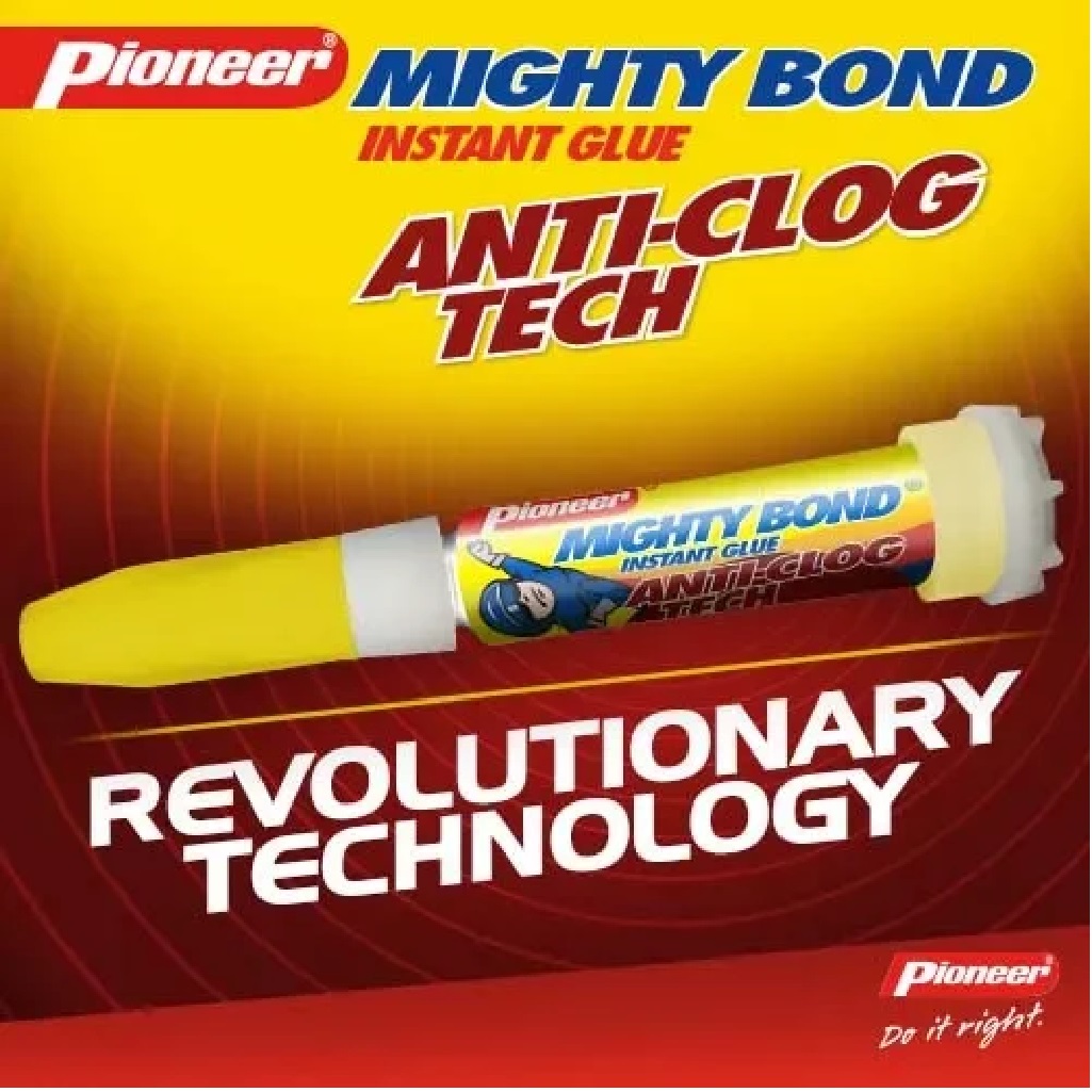Pioneer Mighty Bond Anti Clog Tech Instant Glue 3g x12 | Shopee Philippines