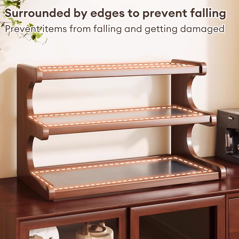 Cup Holder Storage Rack Dining Table Countertop Cup Holder Tabletop Tea ...
