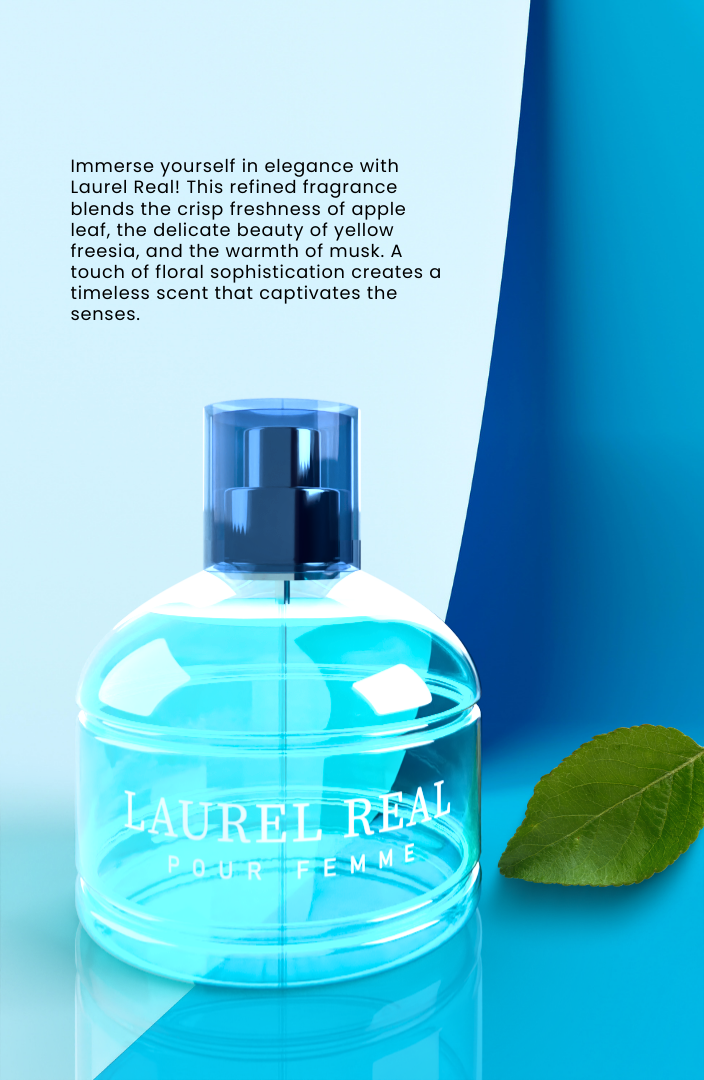 AKRYMI LAUREL REAL 100ML PERFUME FOR WOMEN FRESH RELAXING LONG LASTING ...