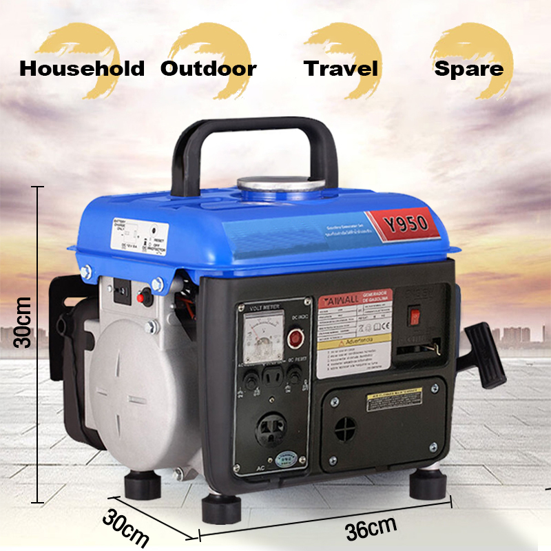 Portable Gasoline Generator 950W 60HZ Ultra Quiet High Quality Mini ...
