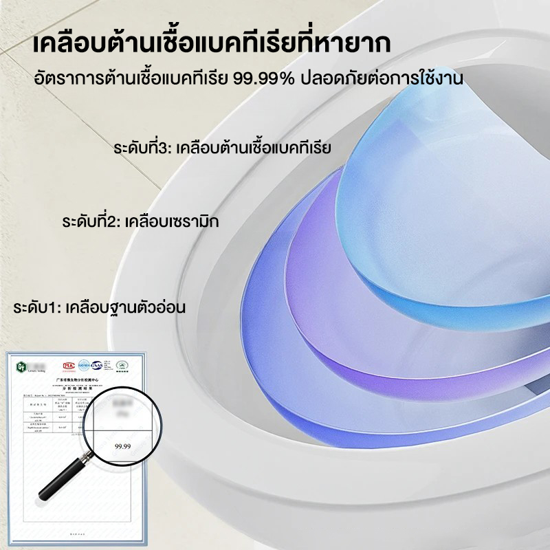 Ceramic Toilet Two-piece Toilet Siphon flush Bowl Set Water tank 10L ...