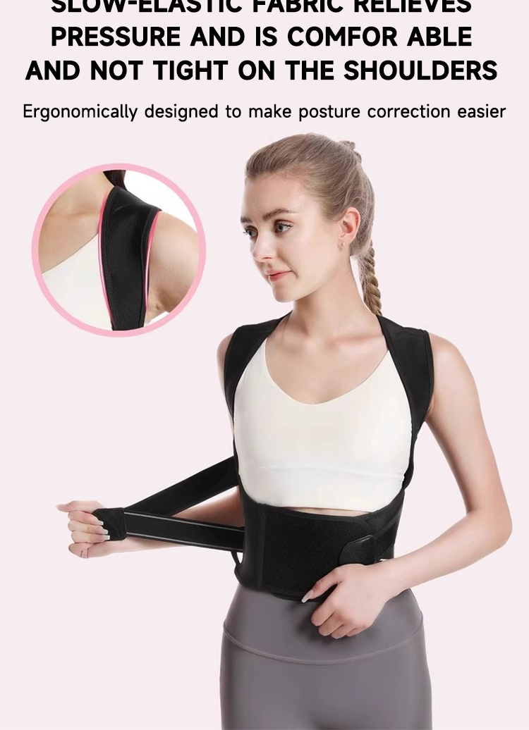 Vivid Premium Back Shoulder Adjustable Correction Orthopedic Orthosis ...