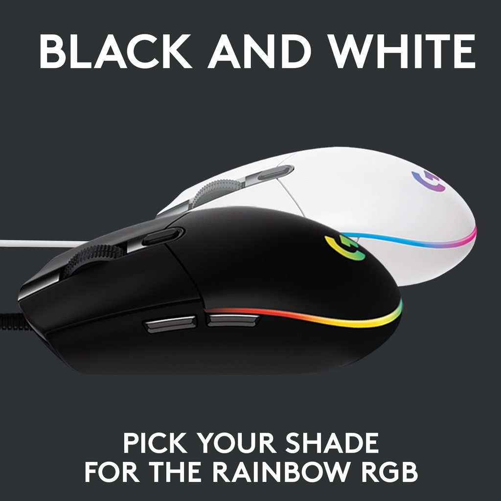 Logitech Gaming Mouse G102 LIGHTSYNC 8,000 DPI Customizable RGB ...