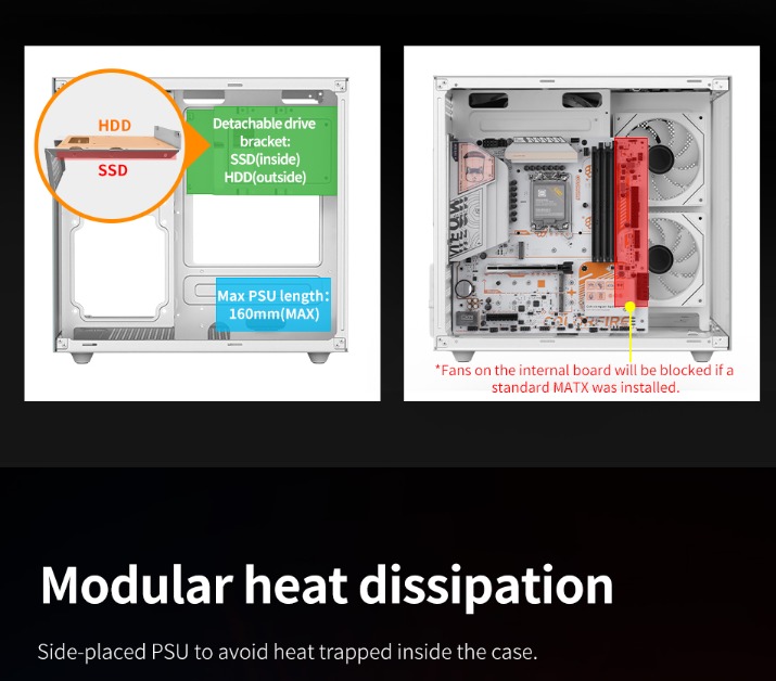 IPASON | Segotep Brave W1 PC Case w/ Glass Panel, Panoramic View (Black ...