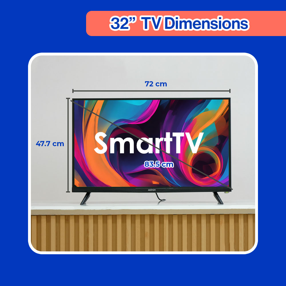 Astron LED3277 32 Inch Smart TV | Full HD | Netflix & Youtube | Screen ...