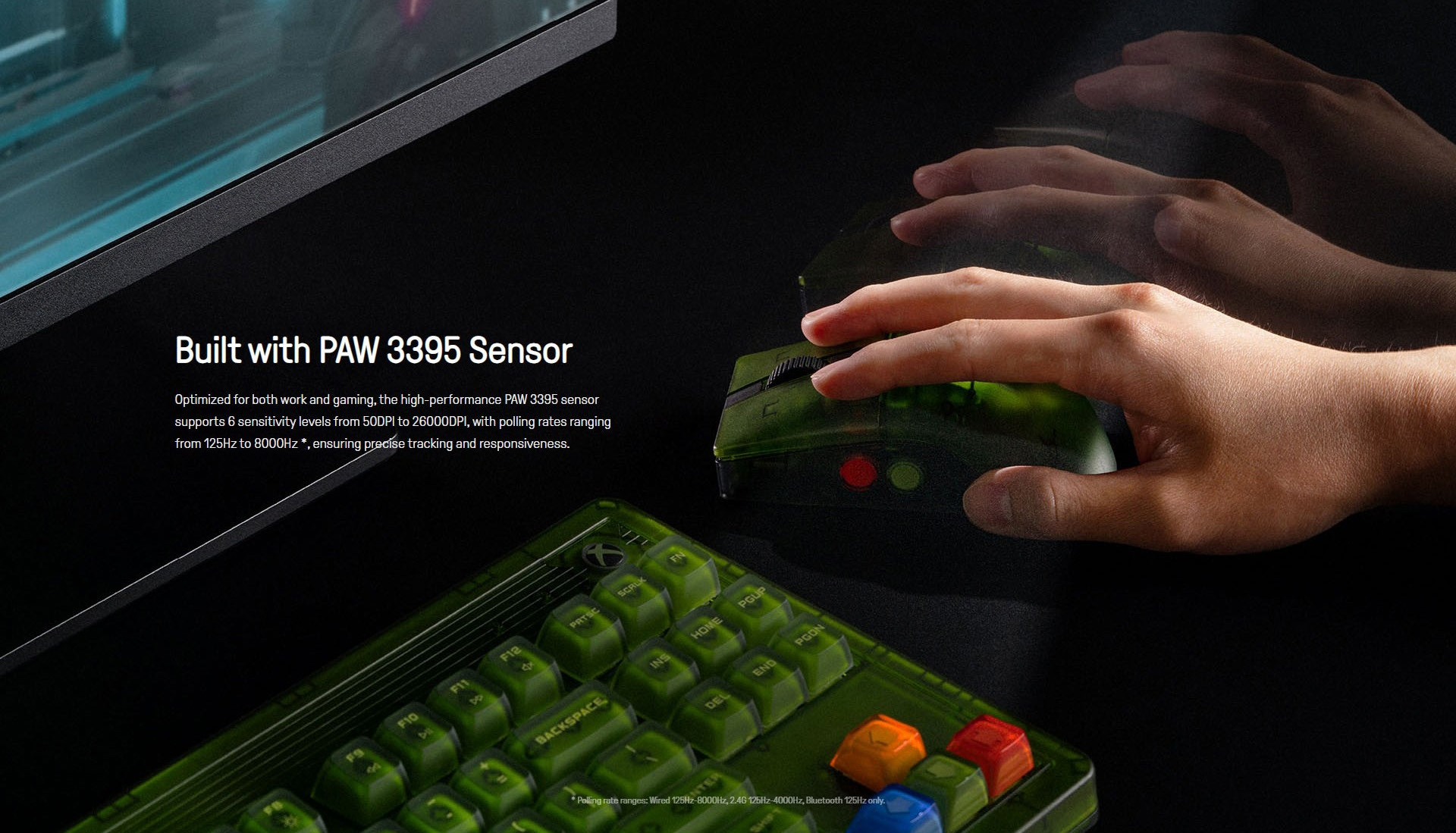 8Bitdo Retro R8 Tri-Mode Mouse with Charging Dock Xbox Edition (85CB ...