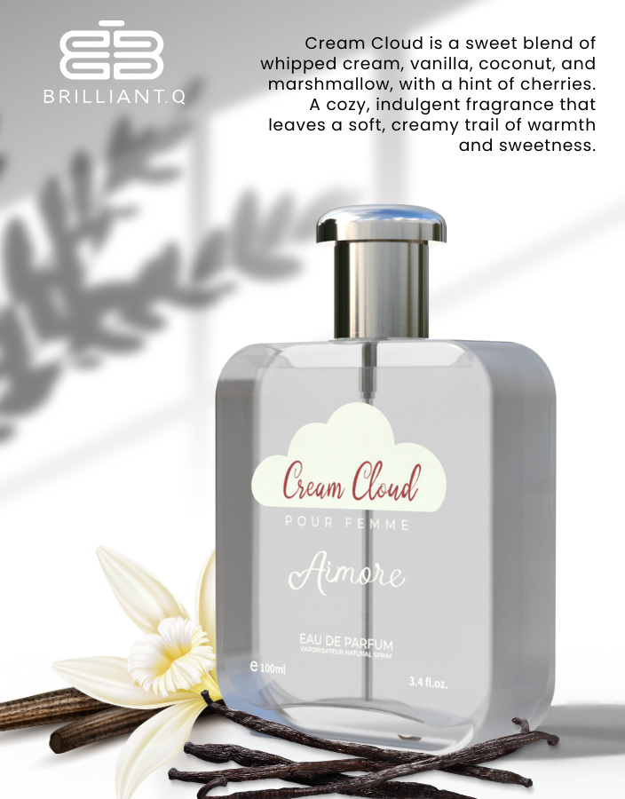 BRILLIANT.Q AIMORE CREAM CLOUD HAS LONG LASTING POUR FEMME EAU DE ...