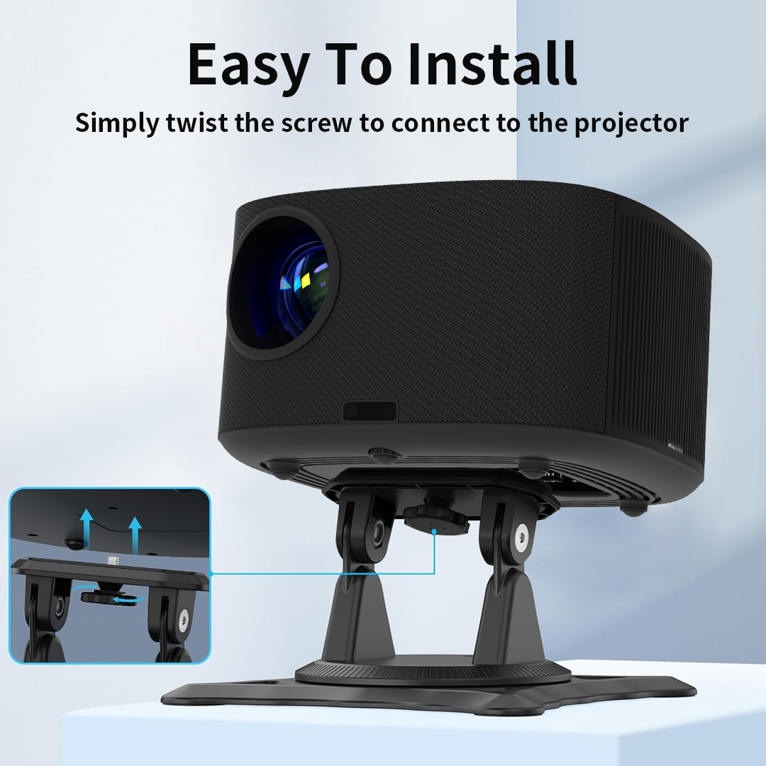 Eroc projector stand multi directional 360-degree pan-tilt rotating ...