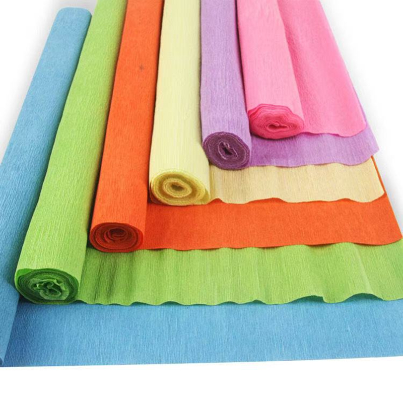 Crepe Paper Pleated Paper DIY Handmade Material Gift Wrapping Thickened ...