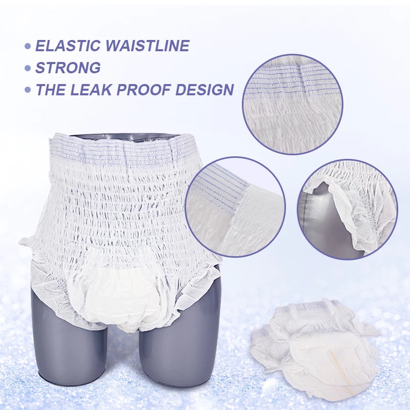 50pcs Adult Diaper pants Disposable High-quality Adult Pull-up Strong ...