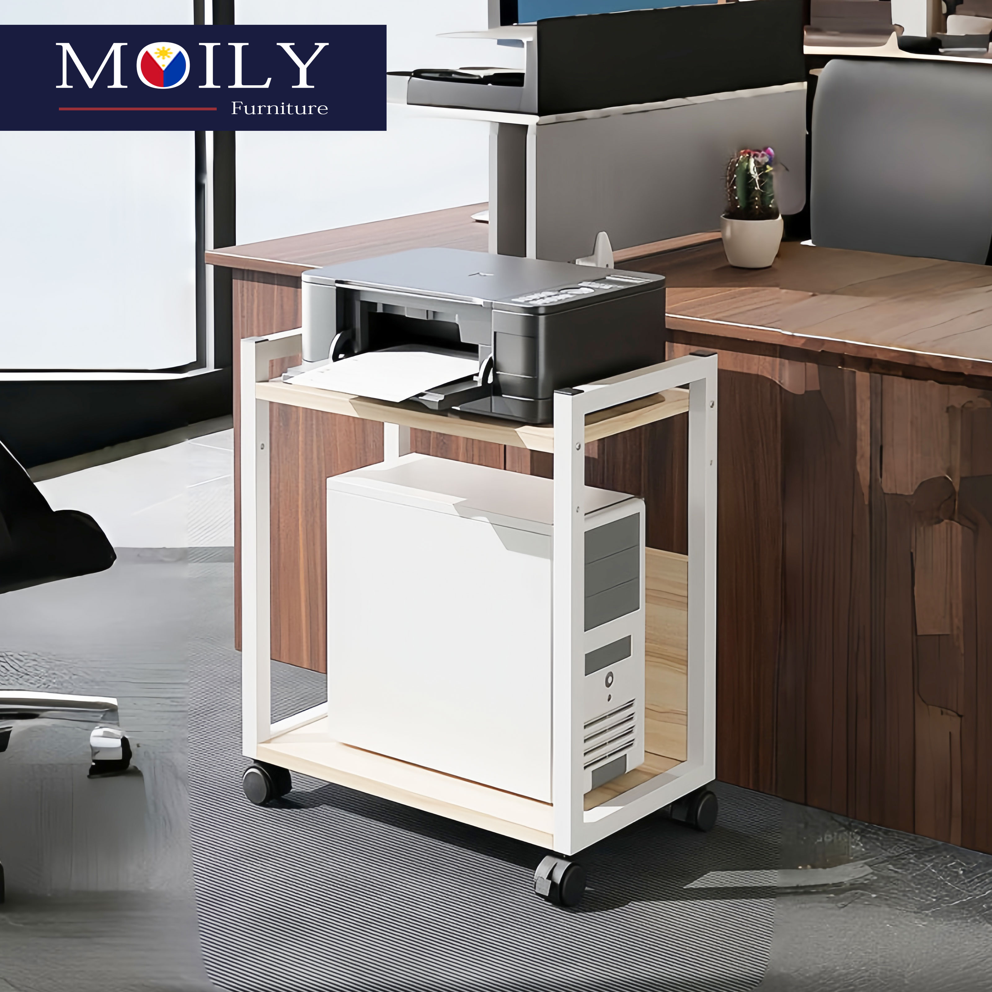 Universal wheel movable printer bracket, copier floor standing storage ...