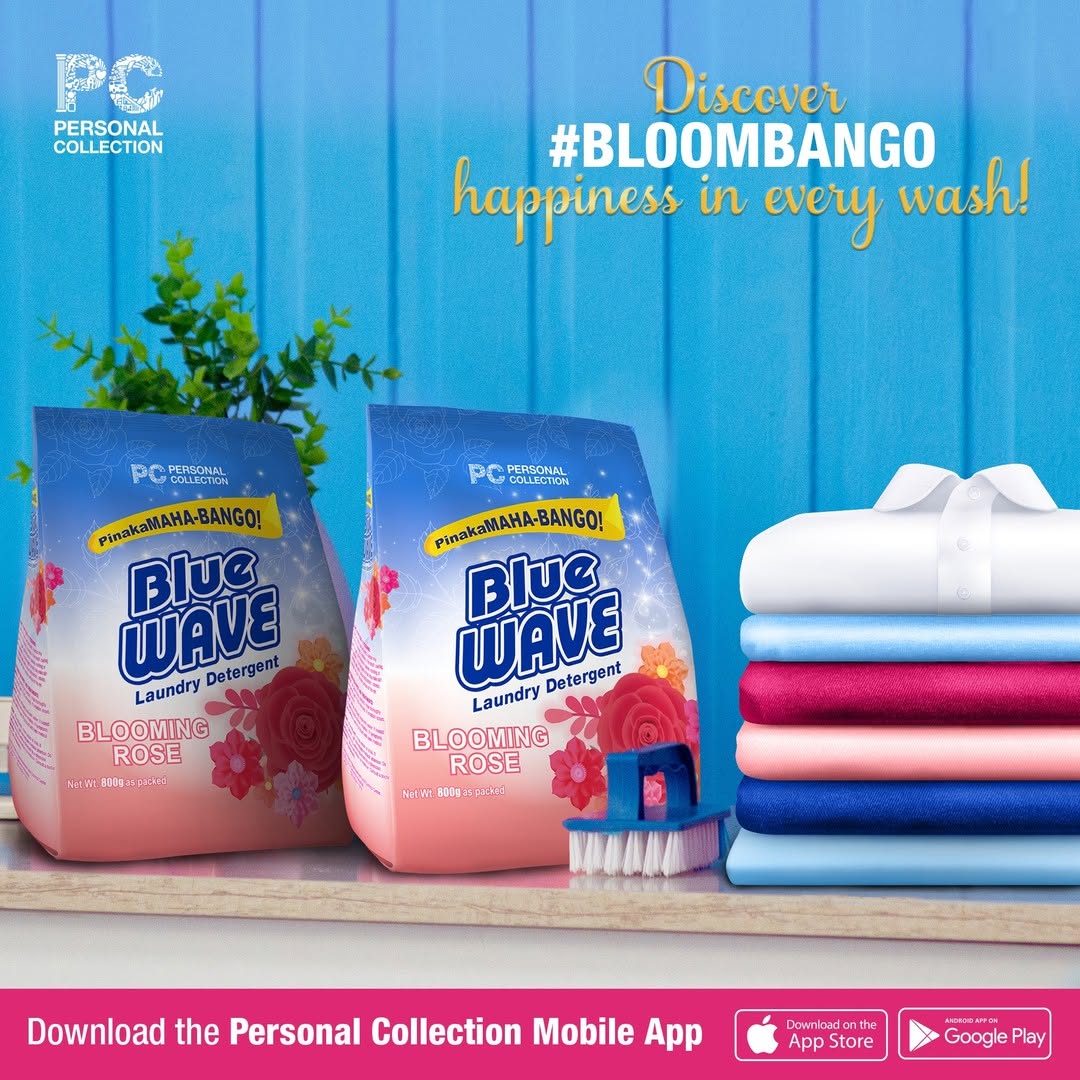 Blue Wave Classic and Blooming Rose Powdered Laundry Detergent 800g ...