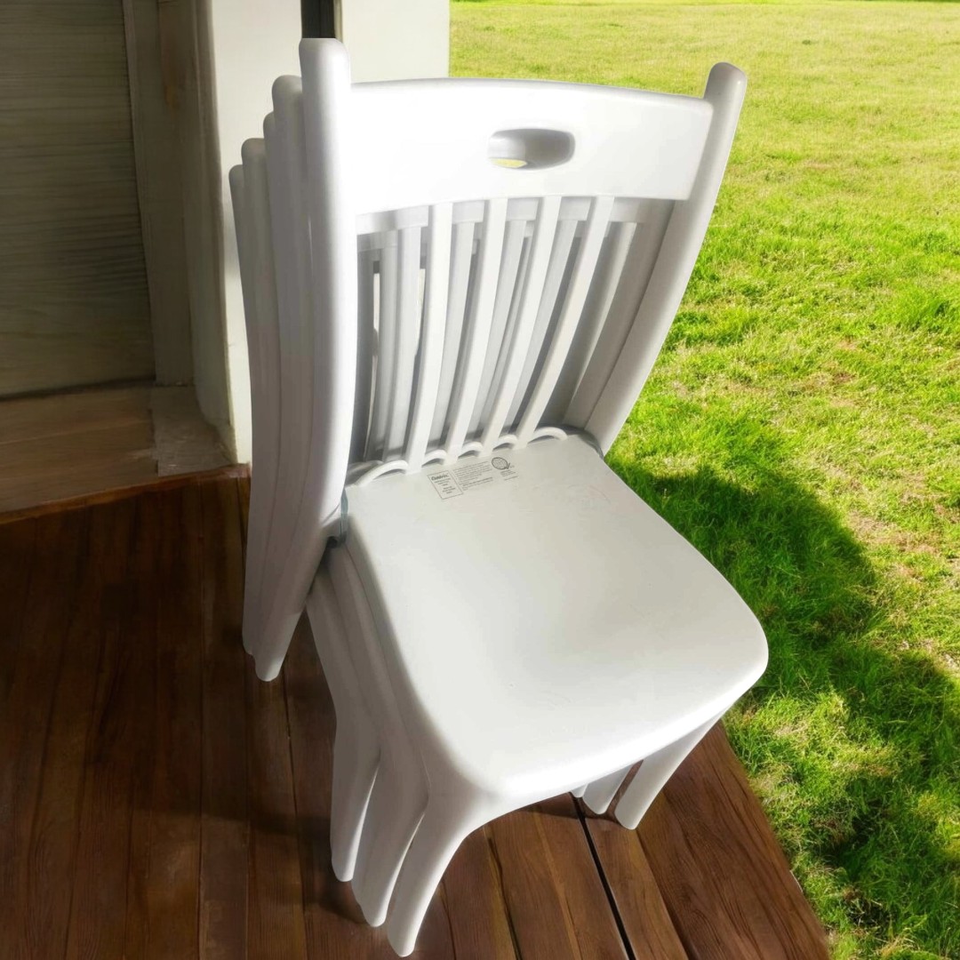 CENTRIX PURE WHITE HAMPAS CHAIR MONOBLOC chair ERGONOMIC aesthetic ...