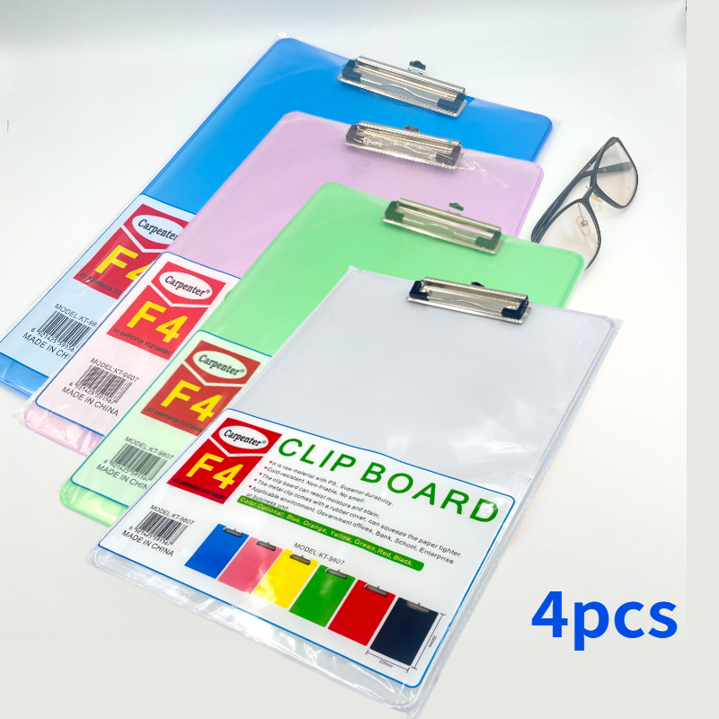 Clipboard Long Size Transparent Hardboard Writting Pad PP Clear ...
