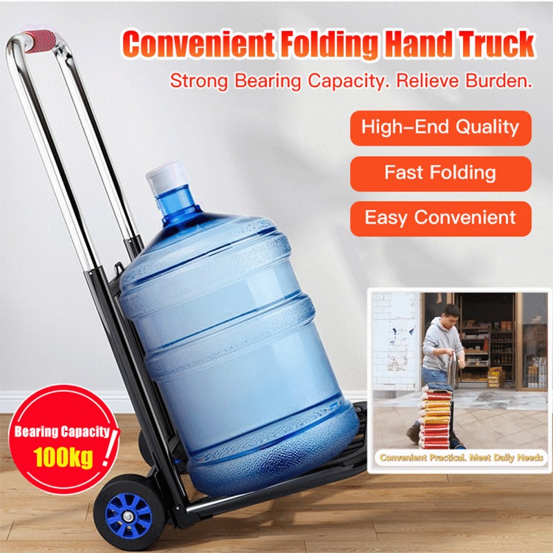 Hand Truck ，Foldable Shopping Trolley ，Black Trolley，Pulley Portable ...
